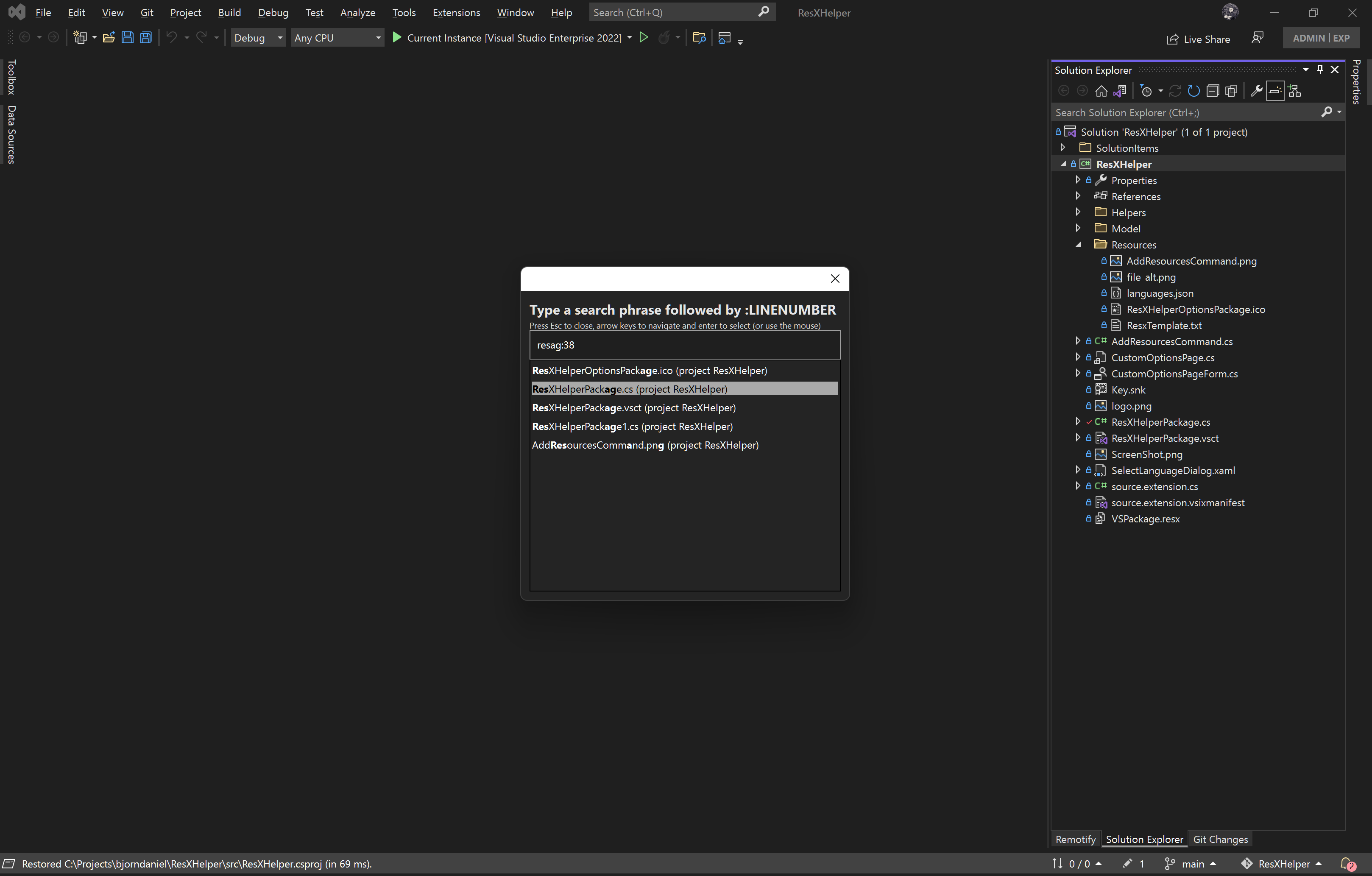 Go to File on Line - Visual Studio Marketplace